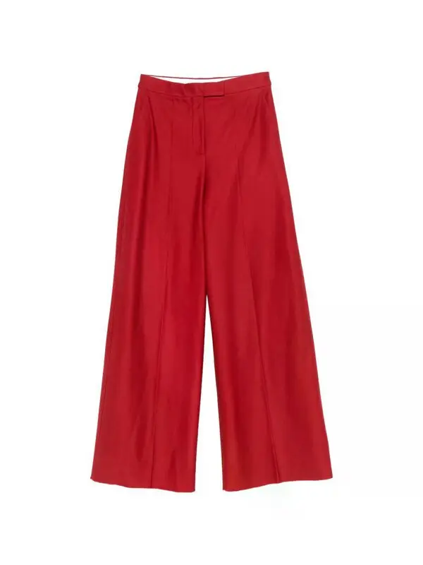 Max Mara Wide-leg Trousers - Red