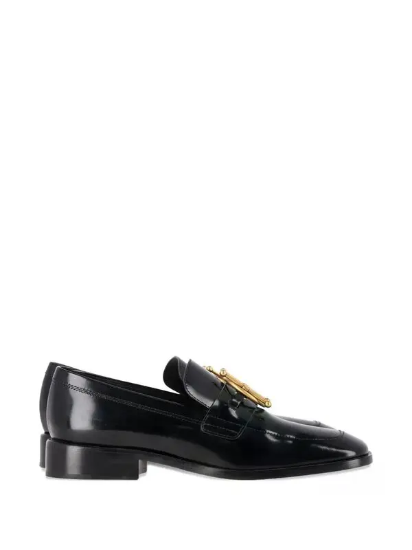Dior Direction Leather Loafers - Black