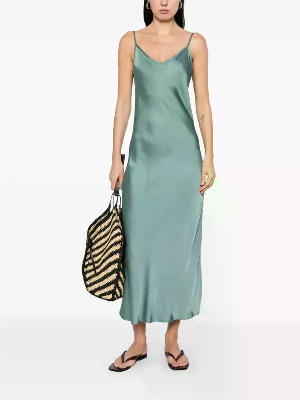 DANIELE FIESOLI V-neck Midi Dress
