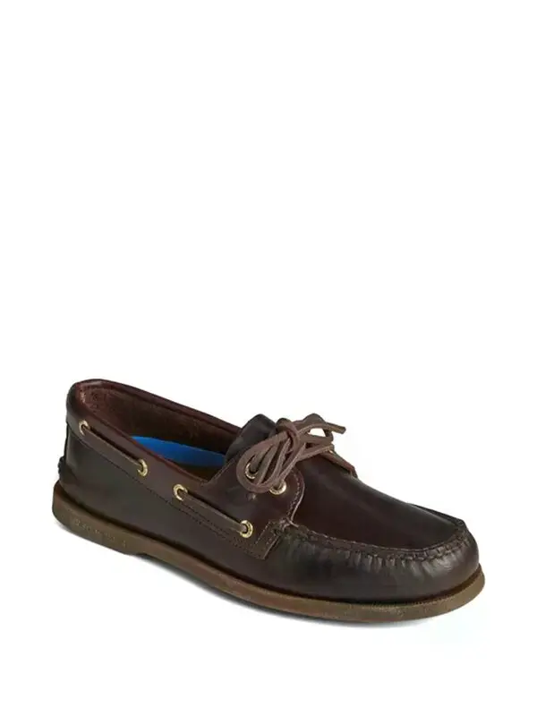 Sperry Soft Leather Boat Shoes - Brown
