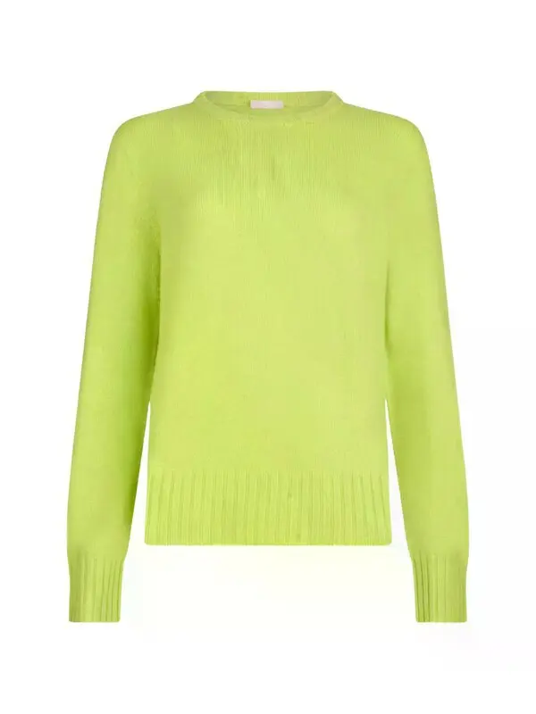 Liu Jo Crew-neck Sweater With Logo - Yellow