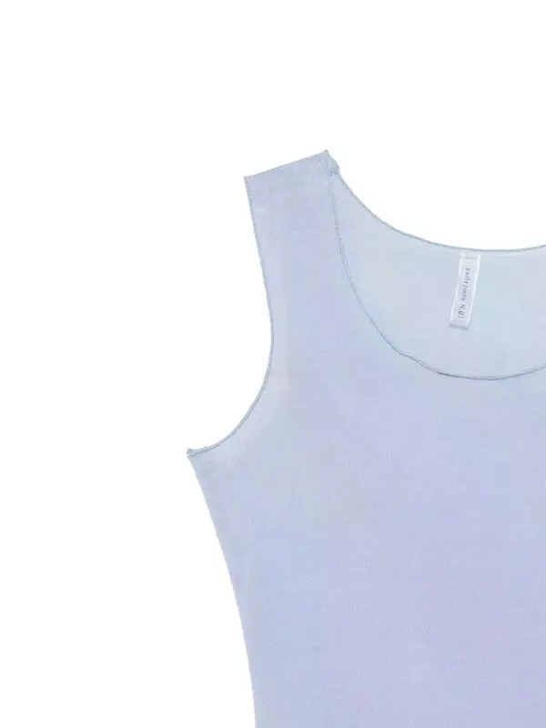 DANIELE FIESOLI Round-neck Tank Top - Blue