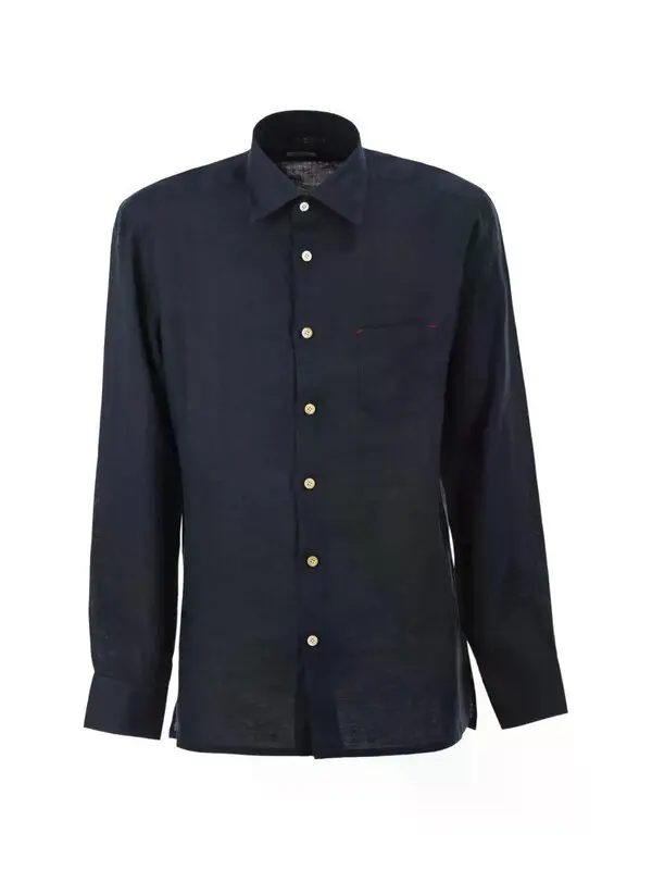 Kiton Linen Shirt - Blue