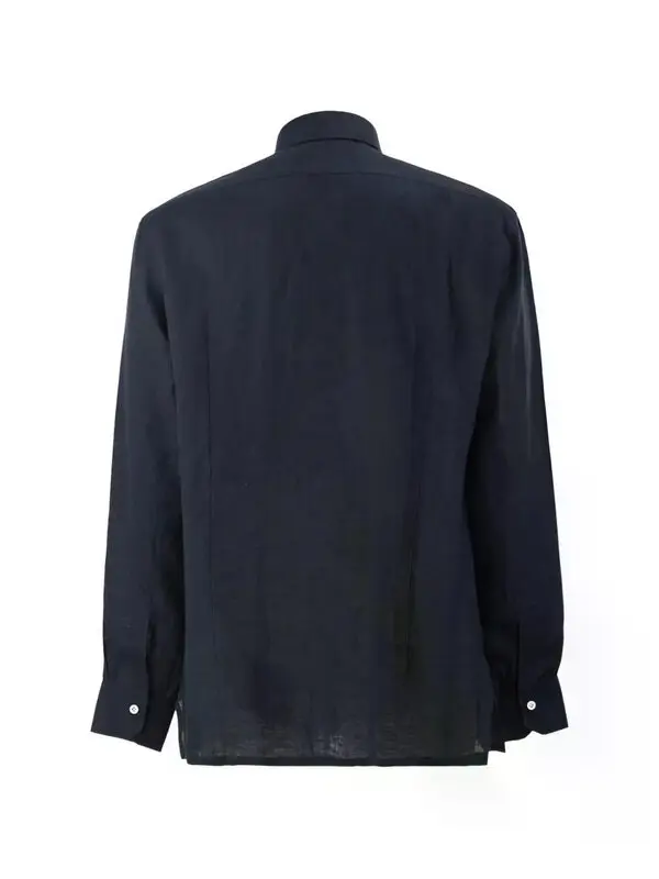Kiton Linen Shirt - Blue