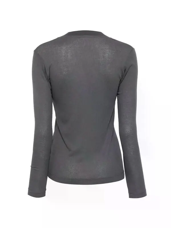 DANIELE FIESOLI Ribbed V-neck T-shirt