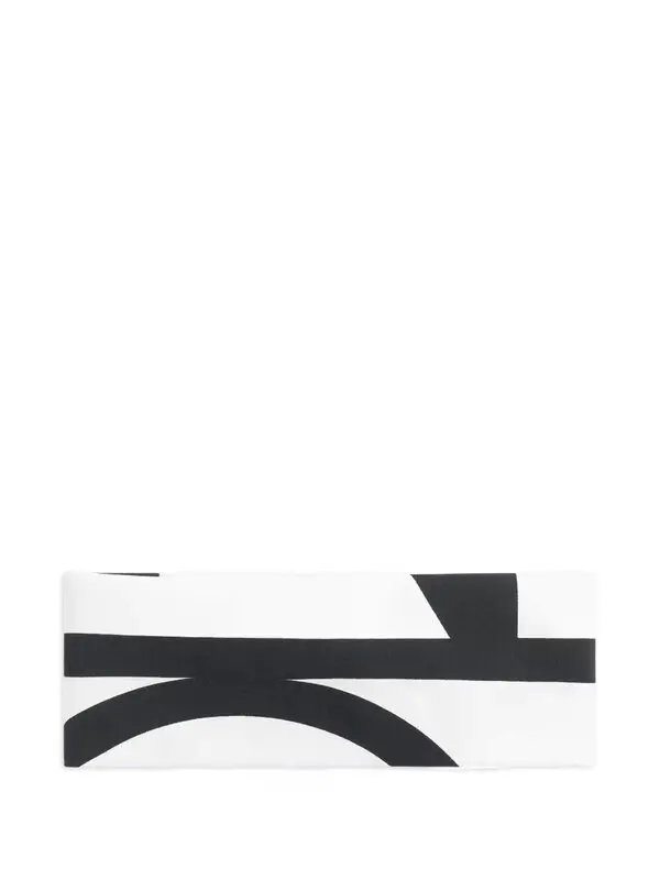 TOTEME Monogram Headband - White