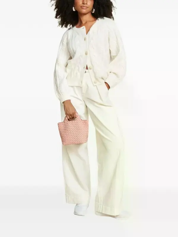 NAGHEDI Petit Woven Tote Bag - Pink