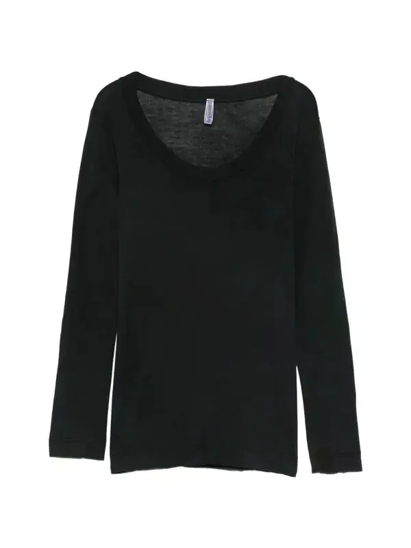 DANIELE FIESOLI Madonna Neckline T-shirt - Black