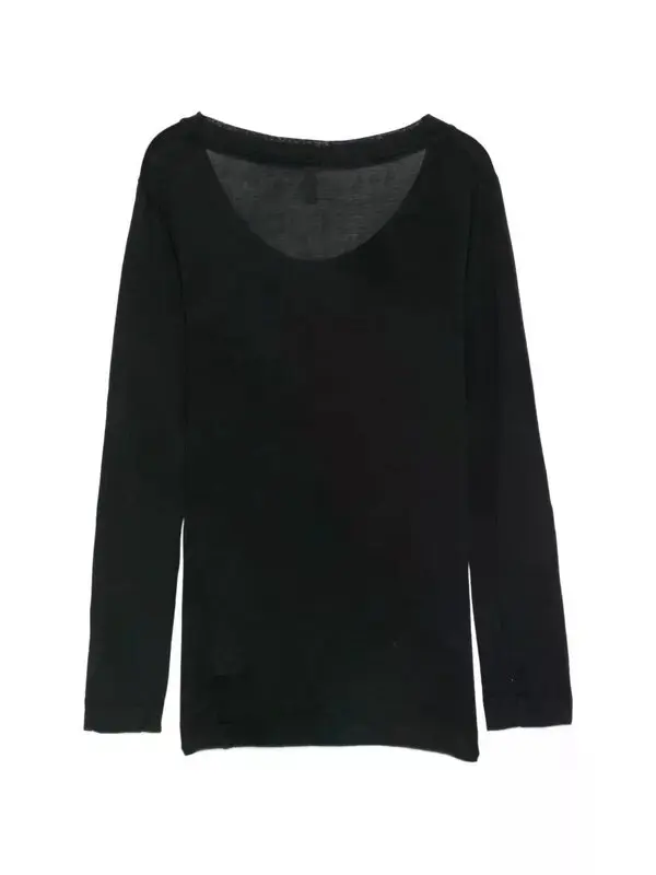 DANIELE FIESOLI Madonna Neckline T-shirt - Black