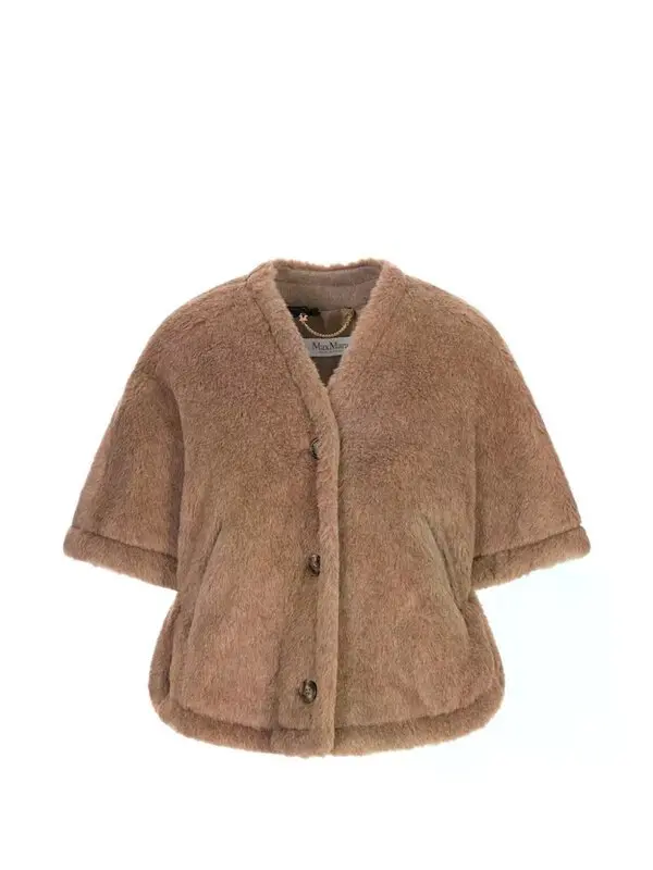 Max Mara Fiorire4 Short Sleeve Cape - Brown
