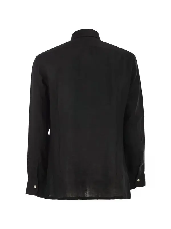 Kiton Linen Shirt - Black