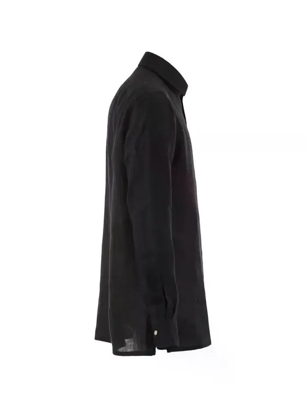 Kiton Linen Shirt - Black