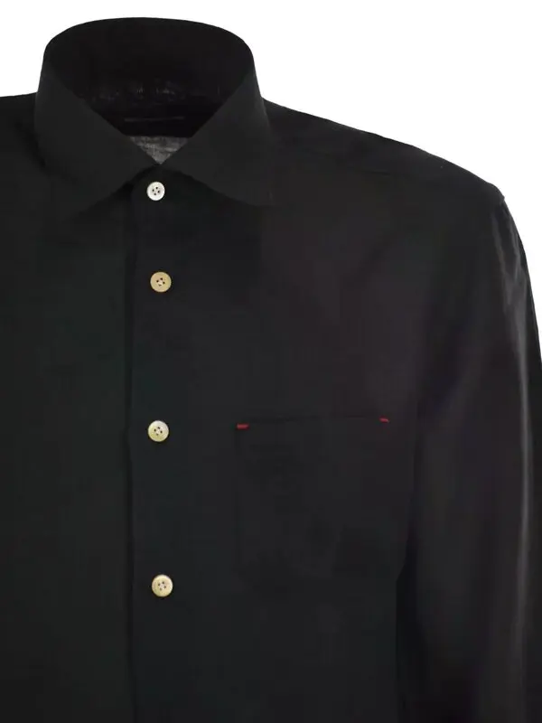 Kiton Linen Shirt - Black