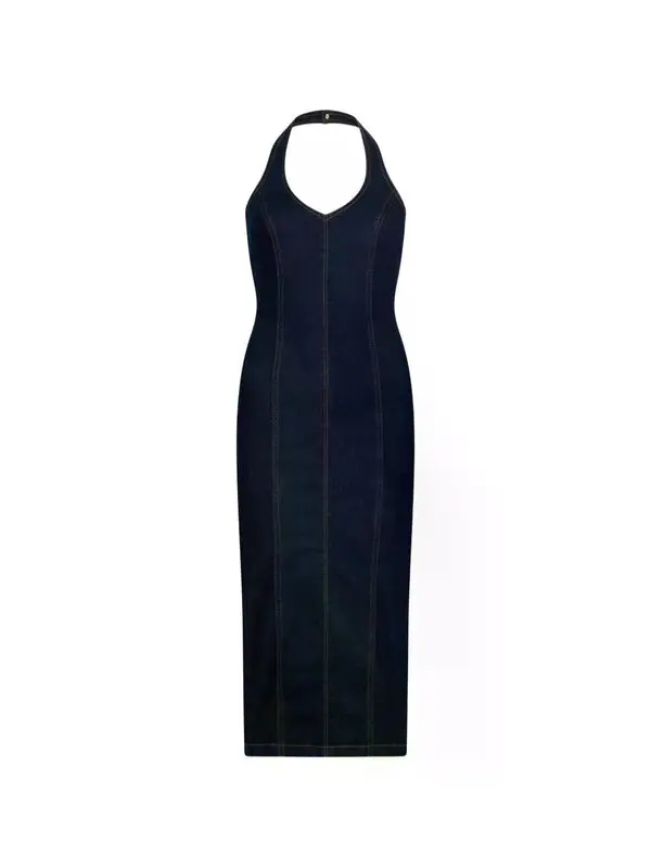 Liu Jo Denim Midi Dress - Blue