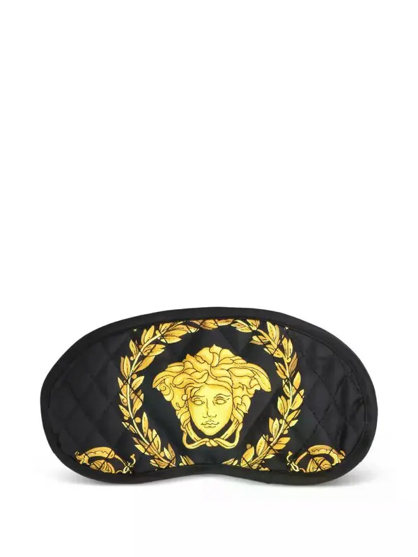 Versace Medusa-print Face Mask - Black