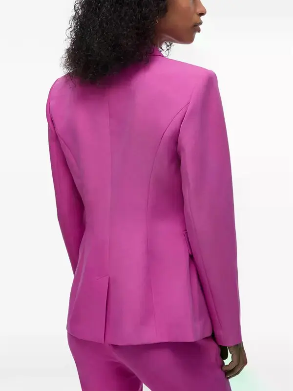 Liu Jo Single-breasted Peak Lapel Blazer - Pink