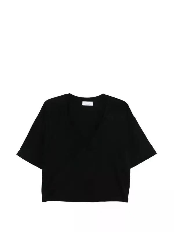 DANIELE FIESOLI V-neck T-shirt - Black