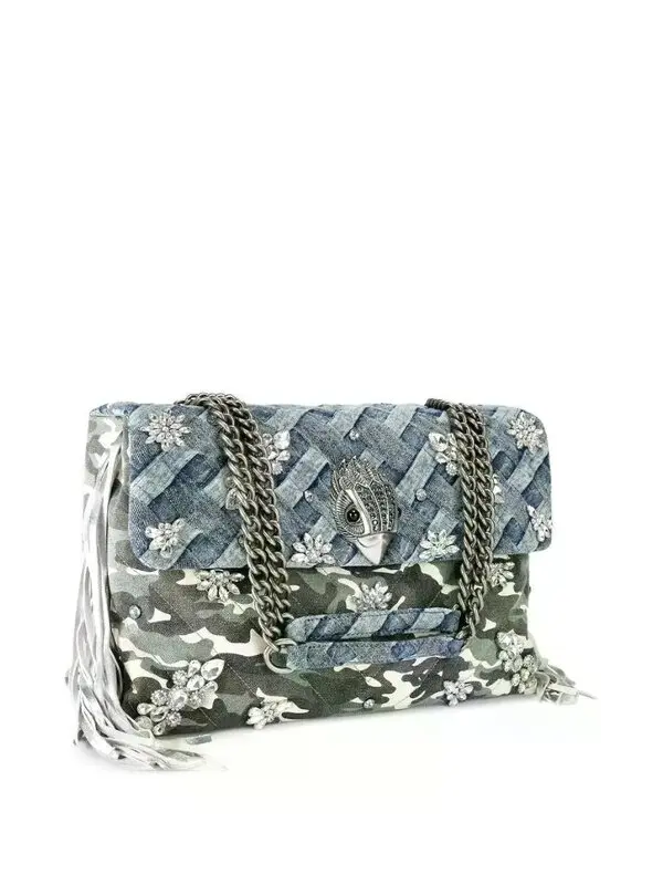 Kurt Geiger Xxl Kensington Crystal-embellished Shoulder Bag