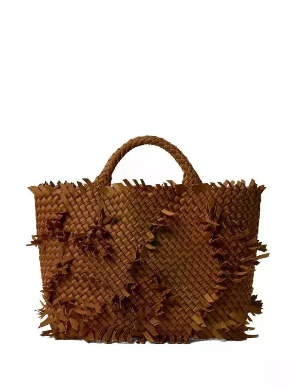 NAGHEDI St. Barths Woven Tote - Brown