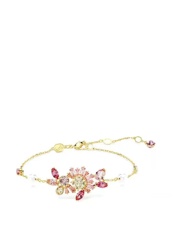 SWAROVSKI Flower-detail Bracelet - Gold