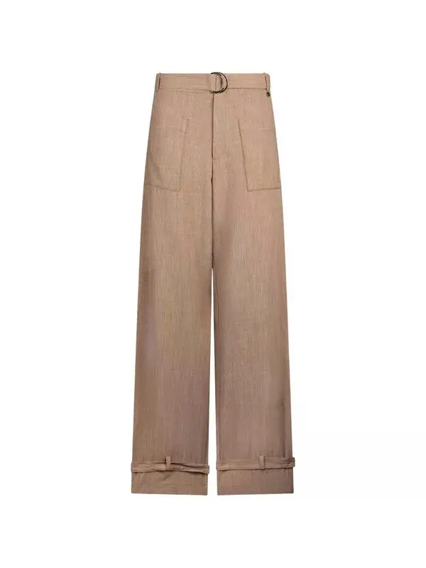 Liu Jo Belted Trousers - Neutrals