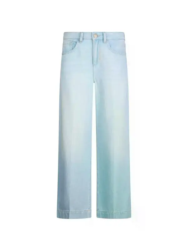 Liu Jo Flared Cropped Jeans - Blue