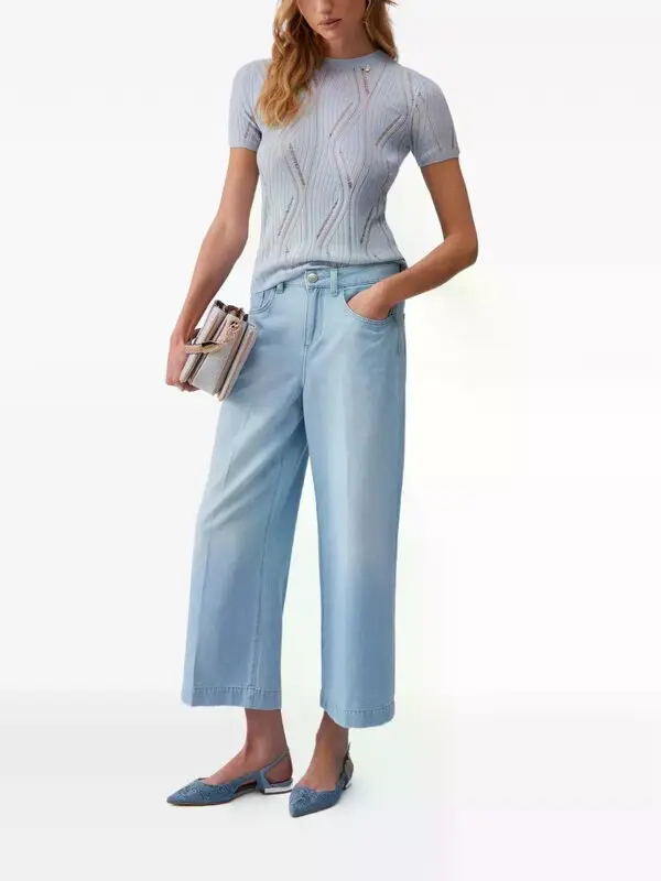 Liu Jo Flared Cropped Jeans