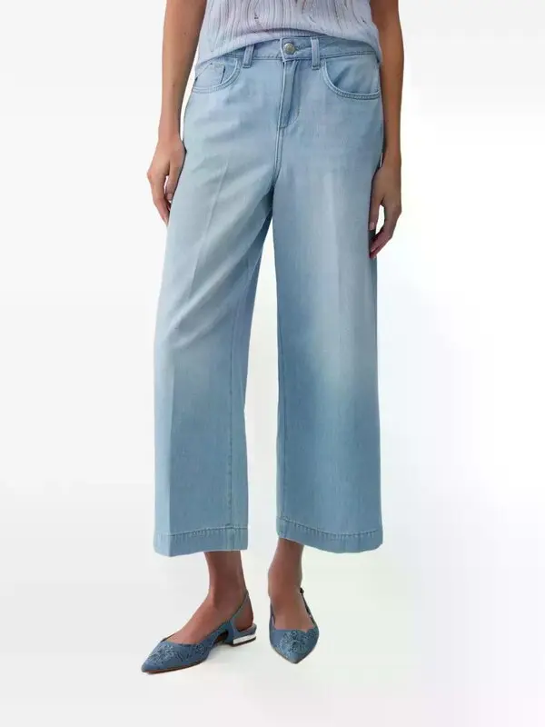 Liu Jo Flared Cropped Jeans