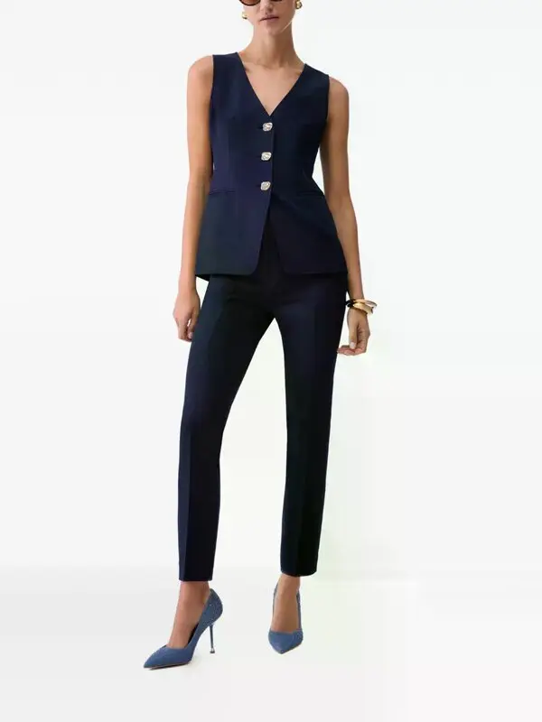 Liu Jo Slim-fit Cigarette Trousers - Blue