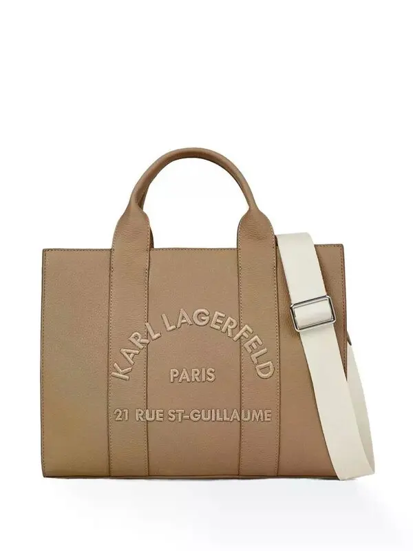 Karl Lagerfeld Medium Rue St-guillaume Tote Bag - Neutrals