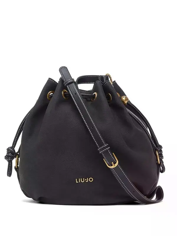 Liu Jo Medium Drawstring Crossbody Bag - Black