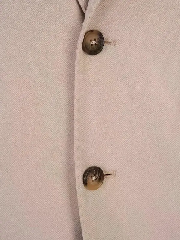 RUSSOCAPRI Oxford Single-breasted Blazer
