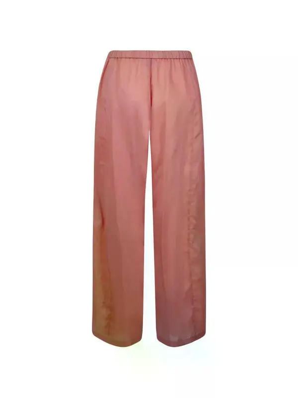 FORTE_FORTE Elasticated Palazzo Pants - Pink