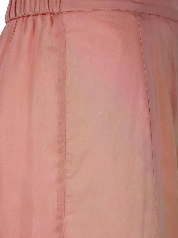 FORTE_FORTE Elasticated Palazzo Pants - Pink