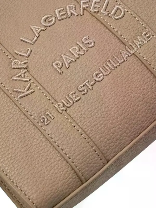 Karl Lagerfeld Rue St-guillaume Mini Tote Bag - Neutrals
