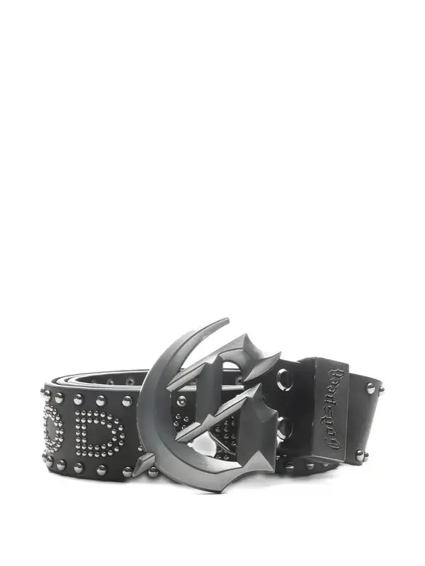 GODSPEED Forged Gs Studded Belt - Black