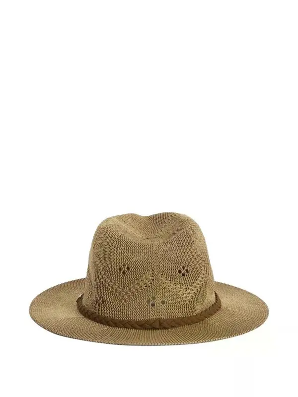 Barbour Woven Braided Trilby Hat - Neutrals