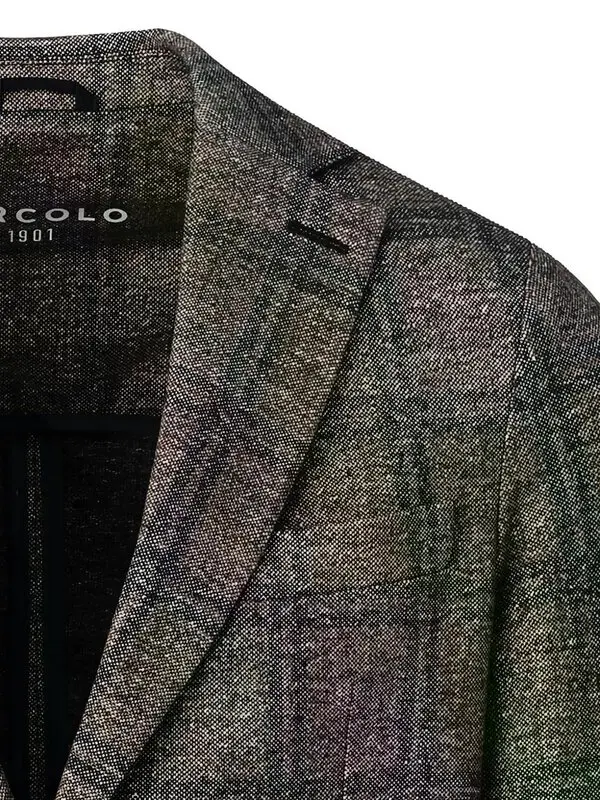 CIRCOLO 1901 Checked Blazer - Brown
