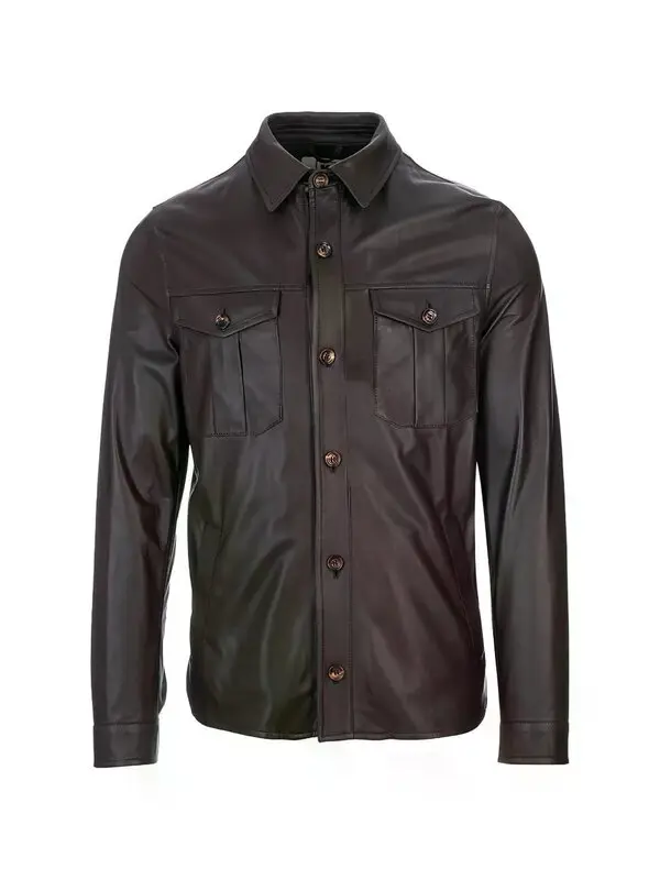 KIRED Flap-pocket Overshirt - Brown
