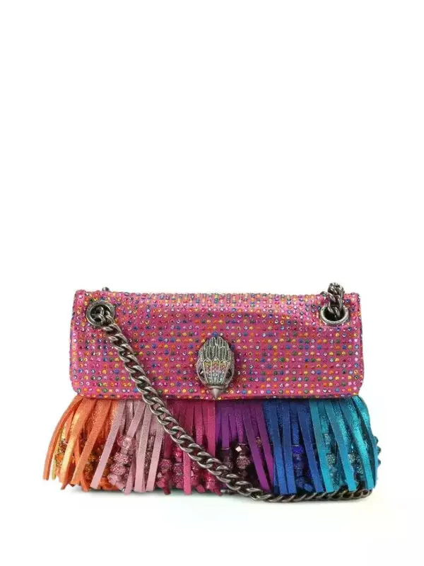 Kurt Geiger Mini Fringed Shoulder Bag - Pink