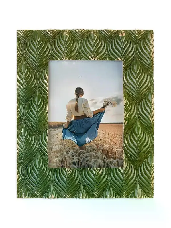 L'OCA NERA Rectangular Photo Frame - Green