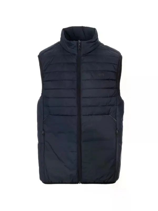 BOSS Quilted Zip Vest - Blue