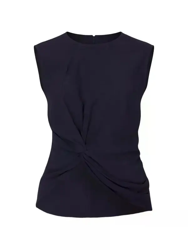 Liviana Conti Knot-detail Blouse - Blue