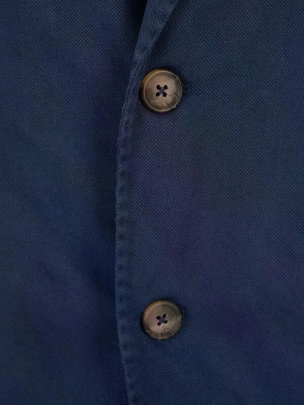 RUSSOCAPRI Oxford Single-breasted Blazer