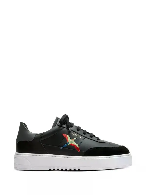 Axel Arigato Orbit B Bird Embroidery Sneakers - Black