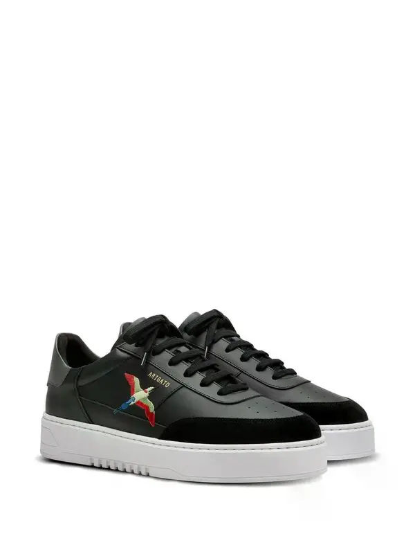 Axel Arigato Orbit B Bird Embroidery Sneakers - Black