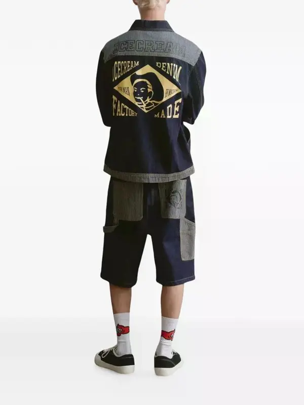 ICECREAM Hickory Panel Chest Pocket Jacket