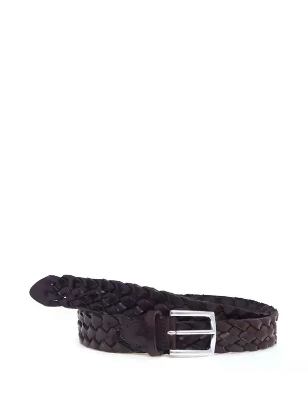 GAVAZZENI Woven Belt - Brown