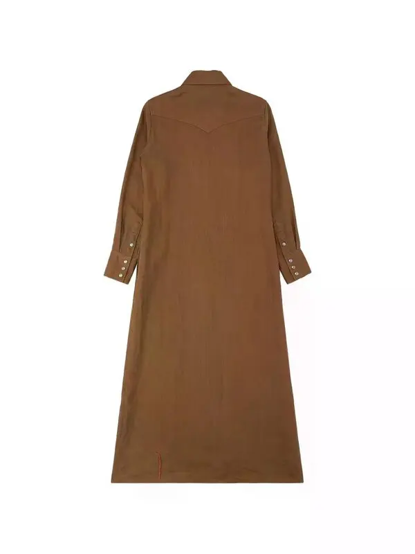 FORTELA Harley Buttoned Shirt Dress - Brown