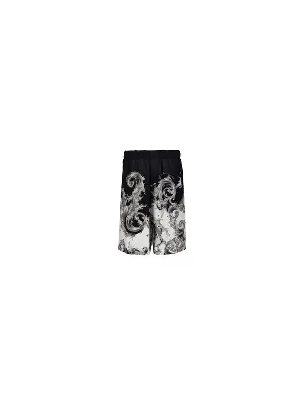 Versace Wave Couture Shorts - Blue
